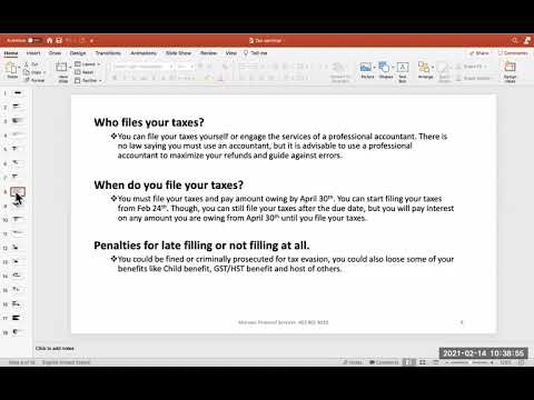 Canadian Personal Income Tax