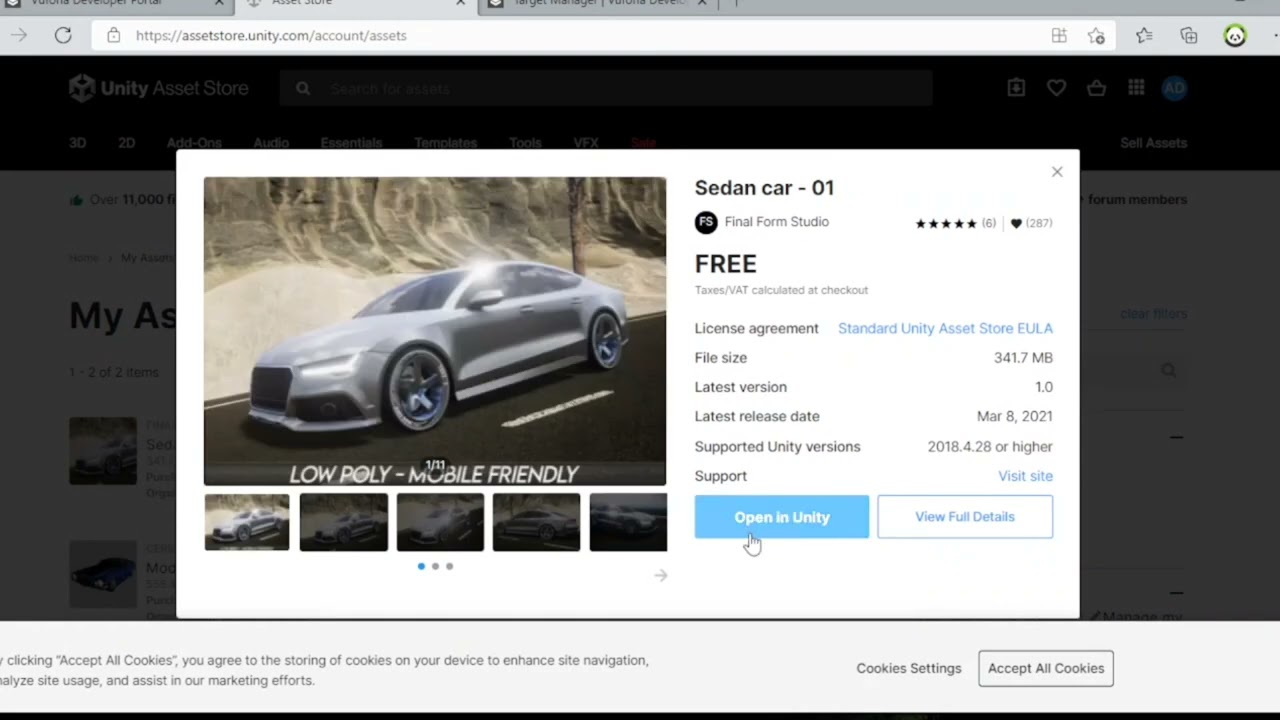 Augmented Reality (AR) world using Unity 3D and Vuforia Engine