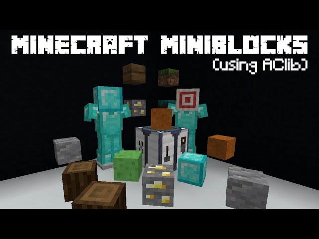 AClib Miniblocks Minecraft Data Pack
