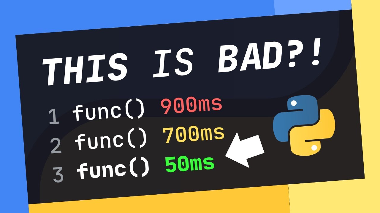 OPTIMIZING Your Python Code Is Actually A BAD Thing?!