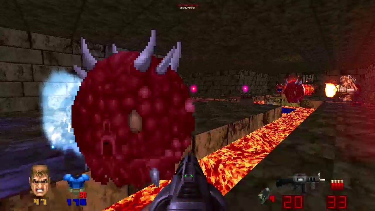 Doom E2M9 UV/FastMonsters (Doom 2 In Doom/Brutal Doom 21.0.4)