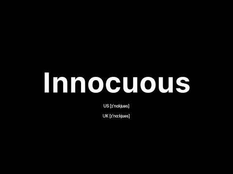 How to Pronounce Innocuous: 🇺🇸 American English vs. 🇬🇧 British English