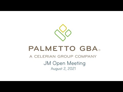 Palmetto GBA Jurisdiction M Open Meeting, August 2, 2021