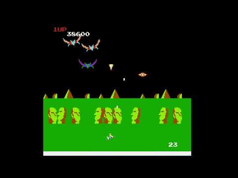 NES, Emulated, Exerion, 82500 points