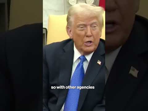 President Trump reacts to Time Magazine's new Elon Musk cover photo #shorts