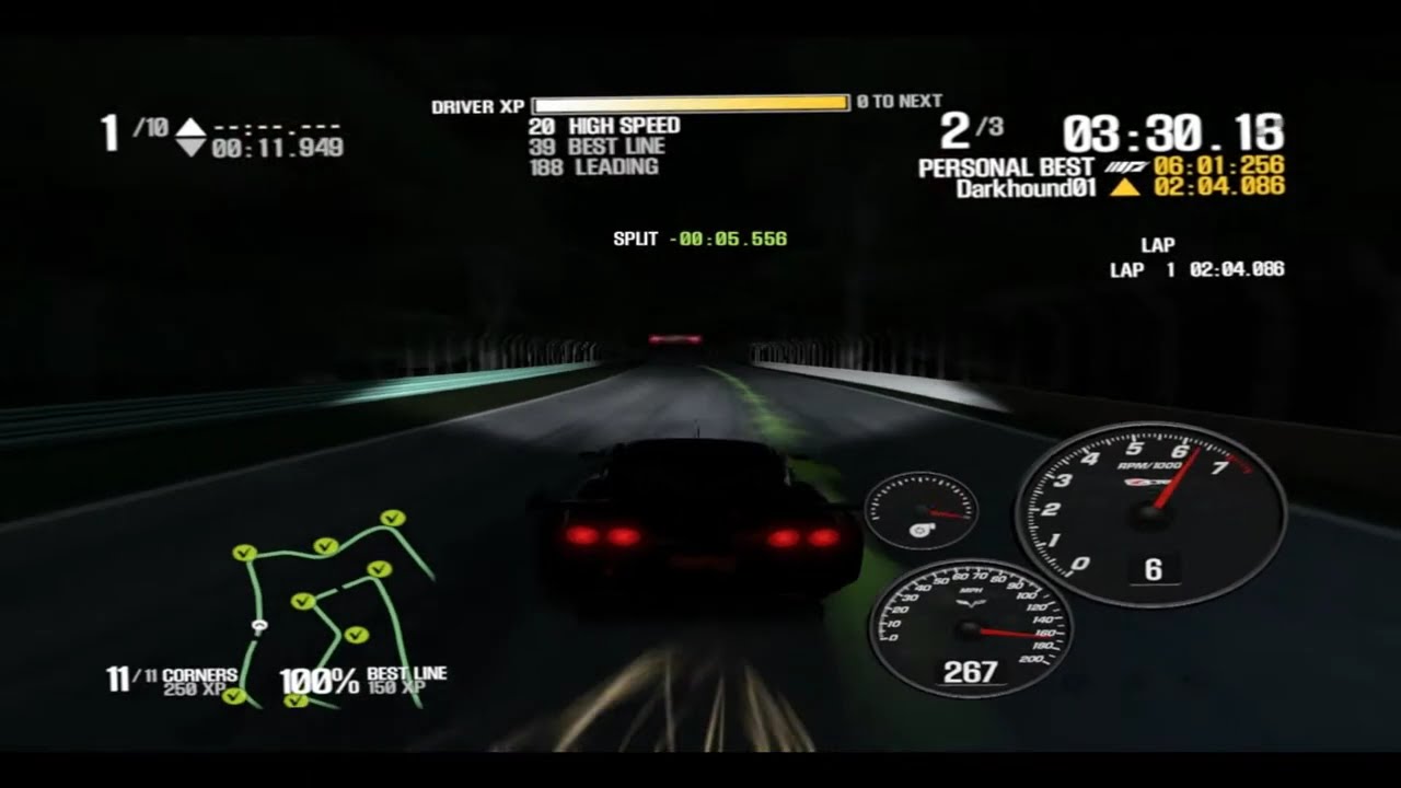 Need For Speed Shift 2 Unleashed - Road America With Automatic Corvette Z06