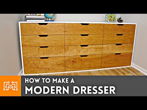 How to Make a Modern Dresser // Woodworking | I Like To Make Stuff