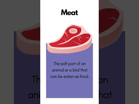 Meat #english #dictionary #words #vocabulary #language #definition #meat #nonveg