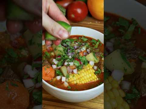 Caldo de res #easyrecipe #caldoderes
