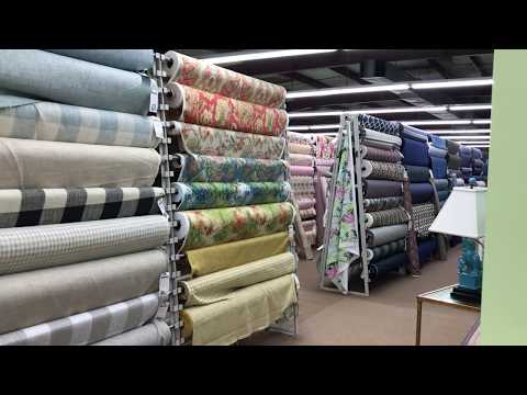 Inside 1502 Fabrics Store in High Point