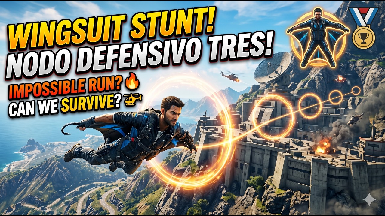 🦅 JUST CAUSE 4 | Nodo Defensivo Tres: WINGSUIT STUNT!