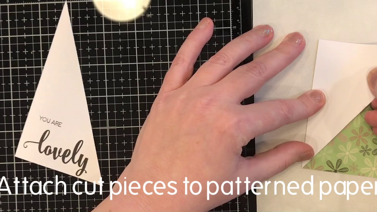 Diagonal Split Aperture Card