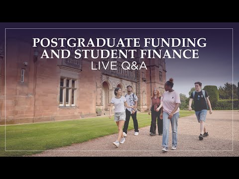 Postgraduate Funding and Student Finance | Live Q&A