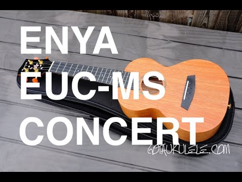 Got A Ukulele Reviews - Enya EUC-MS Concert - 4K
