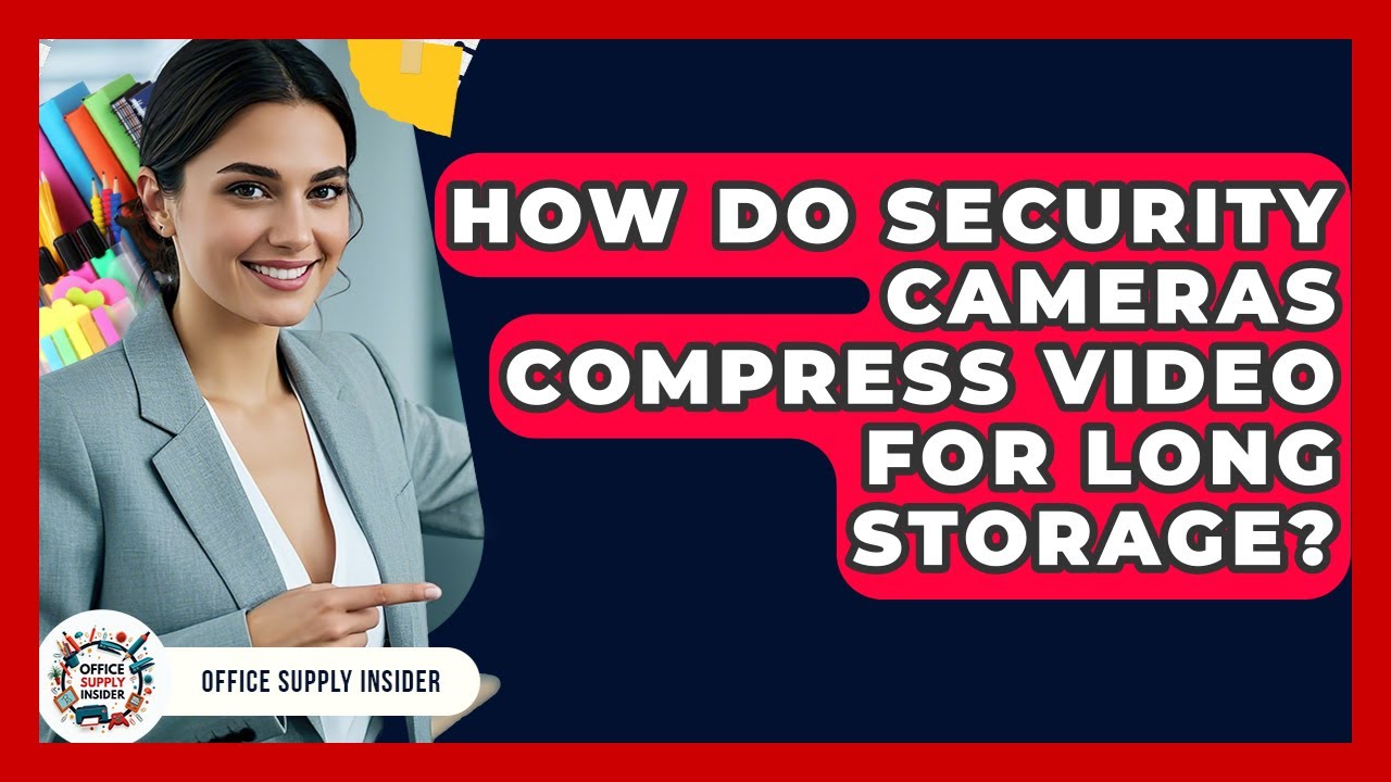 How Do Security Cameras Compress Video For Long Storage? - Office Supply Insider
