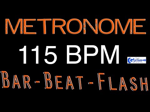 115 BPM FREE Metronome Best Free Online Metronome Beats Per Minute Counter Flash Drummers Metronome