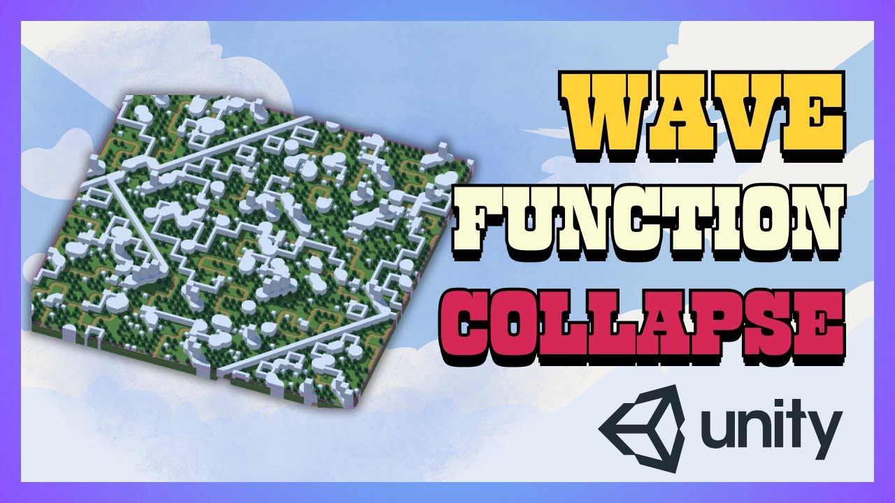 EASY Wave Function Collapse Tutorial for Unity Games! [Unity Tutorial]