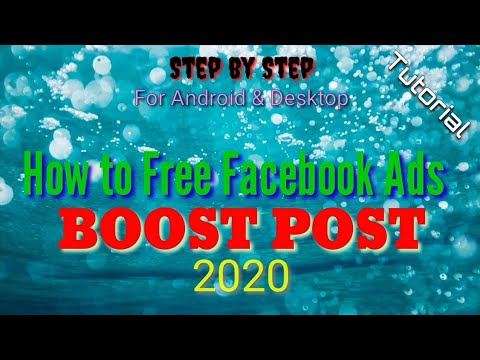 How To Boost Post Facebook Page | Free Ads FB Page Boost Post Using Android Phone