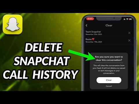 How To Delete Snapchat Call History