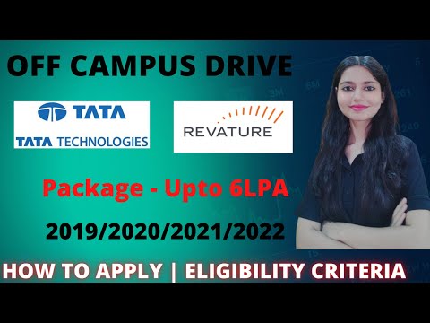 Tata Technologies | Revature India | How to apply | Eligibility Criteria | Apply soon !!!