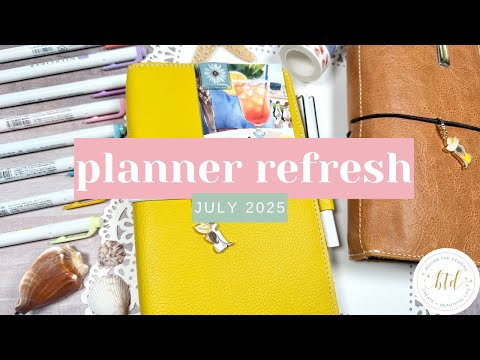 July Planner Refresh and Month Setup in Plan Book + New Launch News and Planner Perfect Unboxing