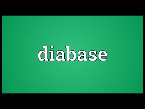 Diabase Meaning