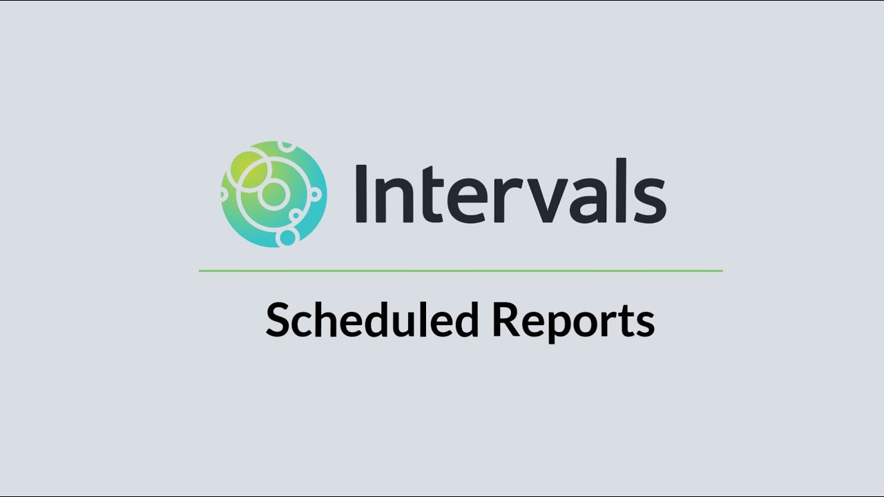 Scheduled Reports