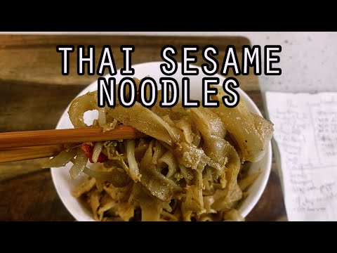 Thai Sesame Noodles (Monkey Thai) | Woo Can Cook