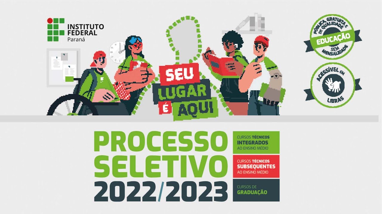 Extrato do edital do Processo Seletivo 2022/2023