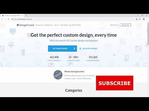 HOW TO REGISTER IN DESIGNCROWD FOR BEGINNERS - ENGLISH