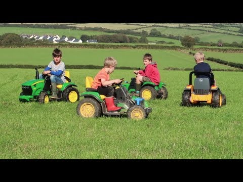 Tractors For Kids - John Deere, Tractor Videos