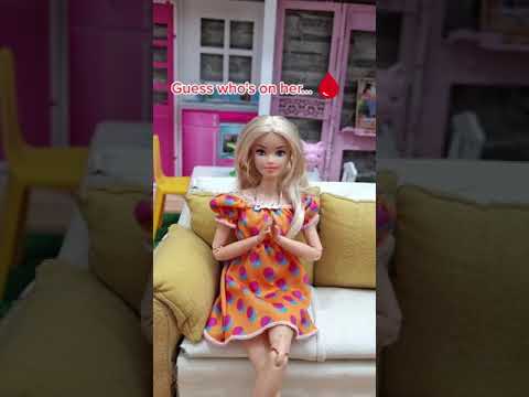 Barbie period #funny #periods #girls #crazy #cringe