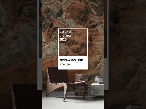 🤎 Introducing Pantone Color of the Year 2025: PANTONE 17-1230 Mocha Mousse.