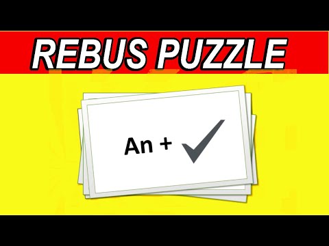 REBUS PUZZLE | PICTURE PUZZLE with ANSWERS