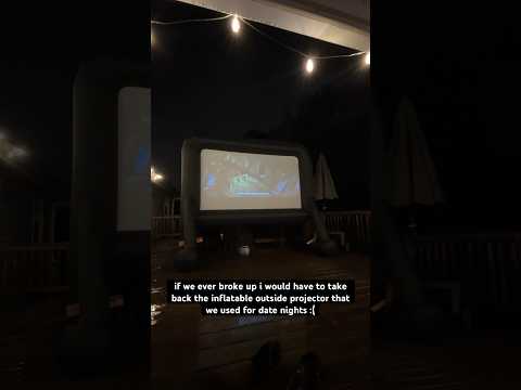 Inflatable movie screen projector that’s perfect for date night - in our amazon storefront