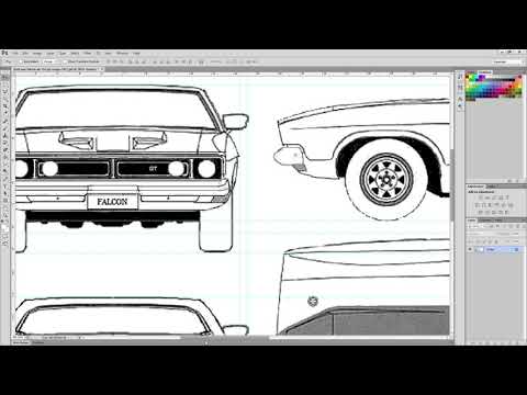 1973 Ford Falcon Mad Max Interceptor BluePrint