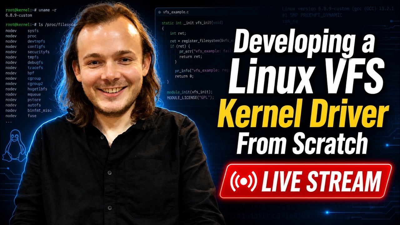 Developing a Linux VFS Kernel Driver From Scratch