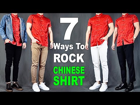 7 Ways To ROCK Traditional Chinese Shirt | Men’s Outfit Ideas