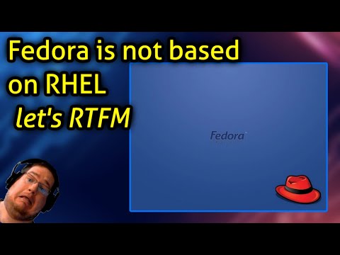 Fedora is not based on RHEL - let's RTFM