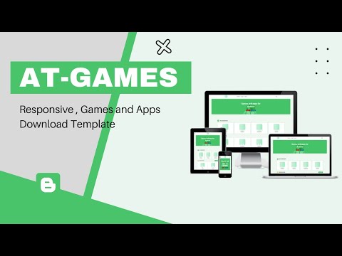 [Premium] AT-Games Blogger Template - Games and Apps Download Template