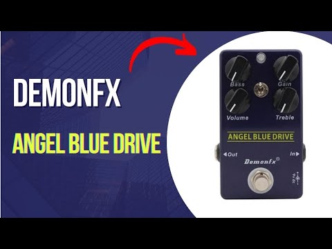 Demon FX Demonfx Angel Blue Drive Electric Guitar Clone Pedal | Reverb