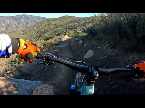 MTB - Coyote Chase - Luiseño bike park - 2nd run battery died - 4K - 12-28-23