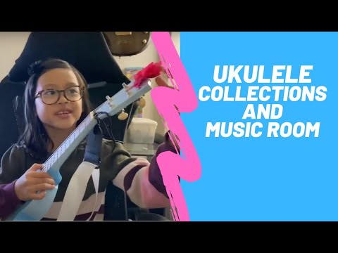 My Ukulele Collection & Music Room