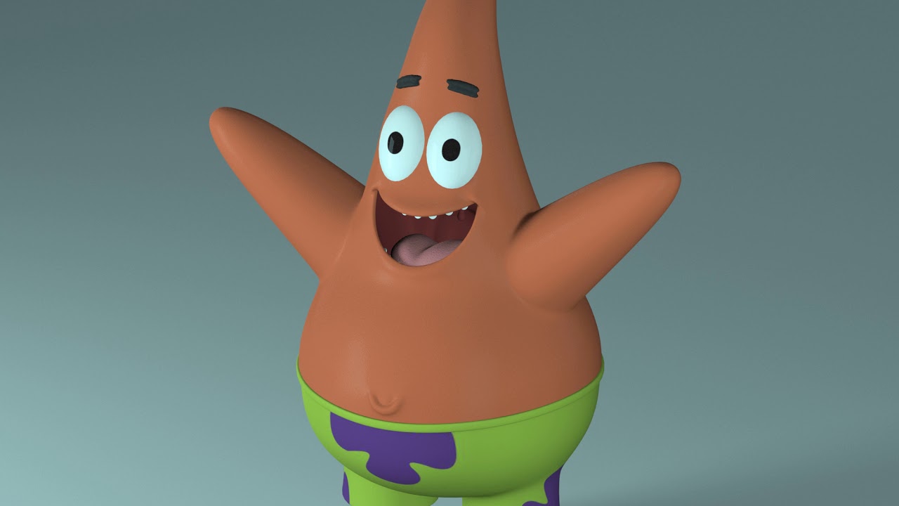 3D Model of Patrick Star Review