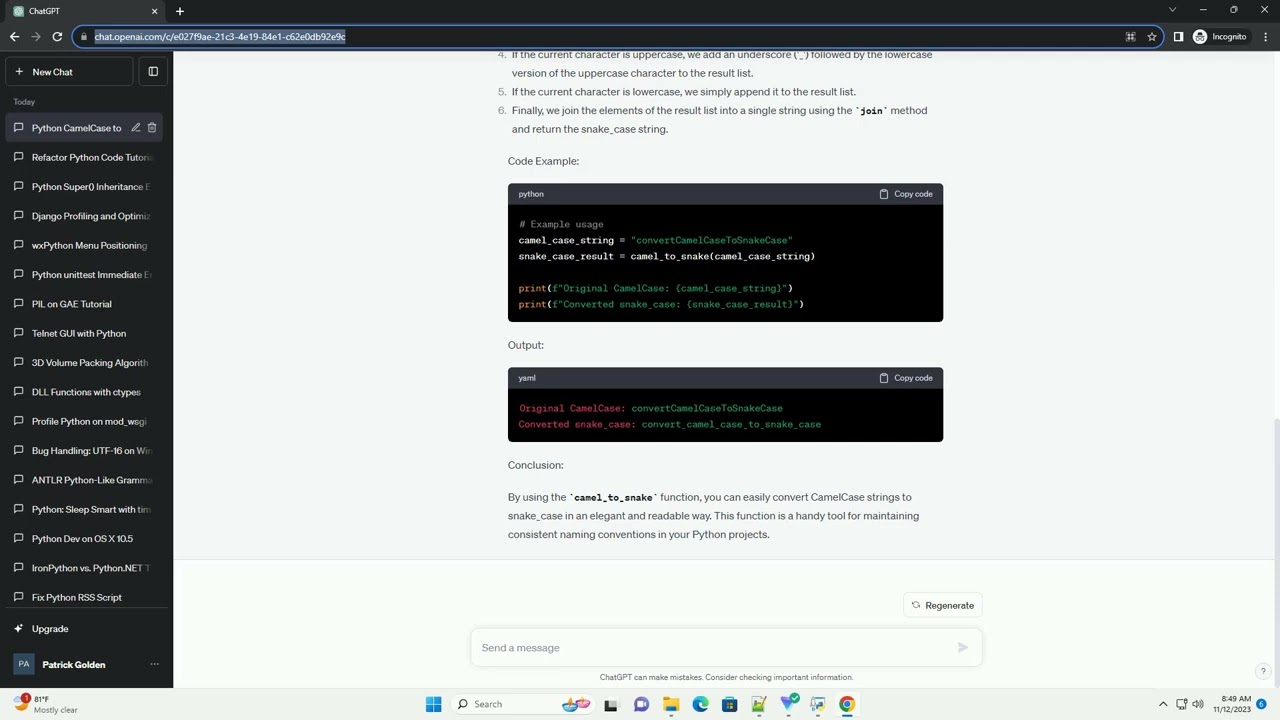 Elegant Python function to convert CamelCase to snake case