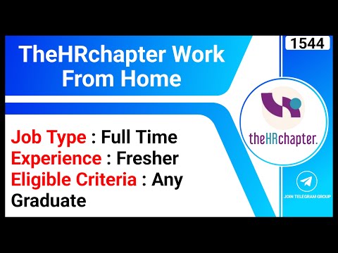 TheHRchapter Work From Home Job Recruitment | Social Media Content Creator Jobs | Internship
