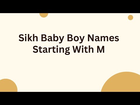 Sikh Baby Boy Names Starting With M