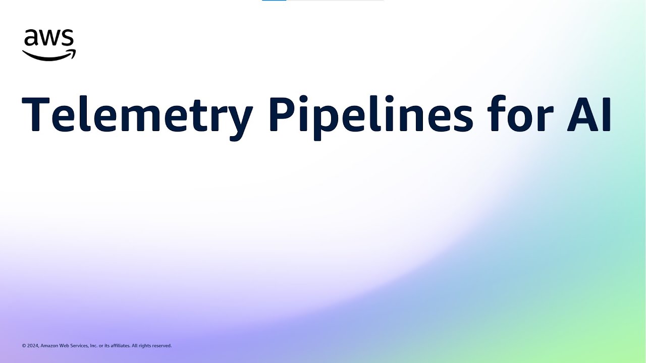 Telemetry Pipelines for AI | Amazon Web Services