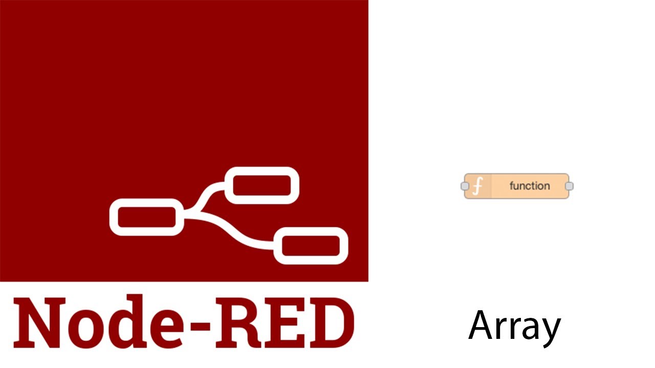 Node-Red: Function Array