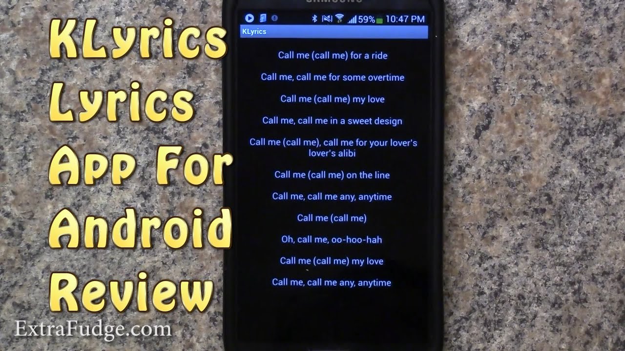 KLyrics Lyrics App For Android Review